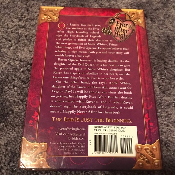 Other | Ever After High The Storybook Of Legends Hardcover Childrens ...